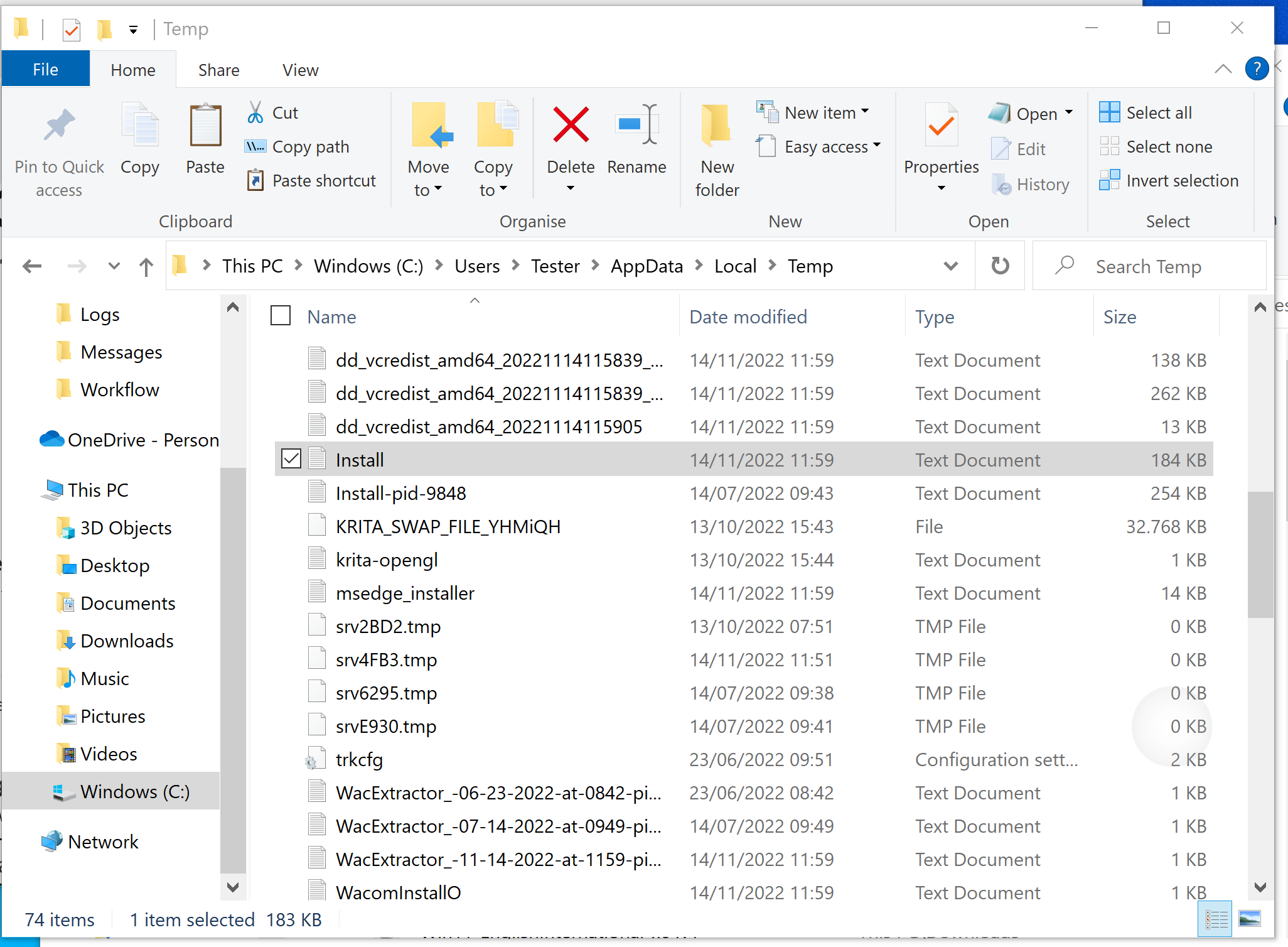 I am getting an error when installing the Wacom driver. How do I find ...