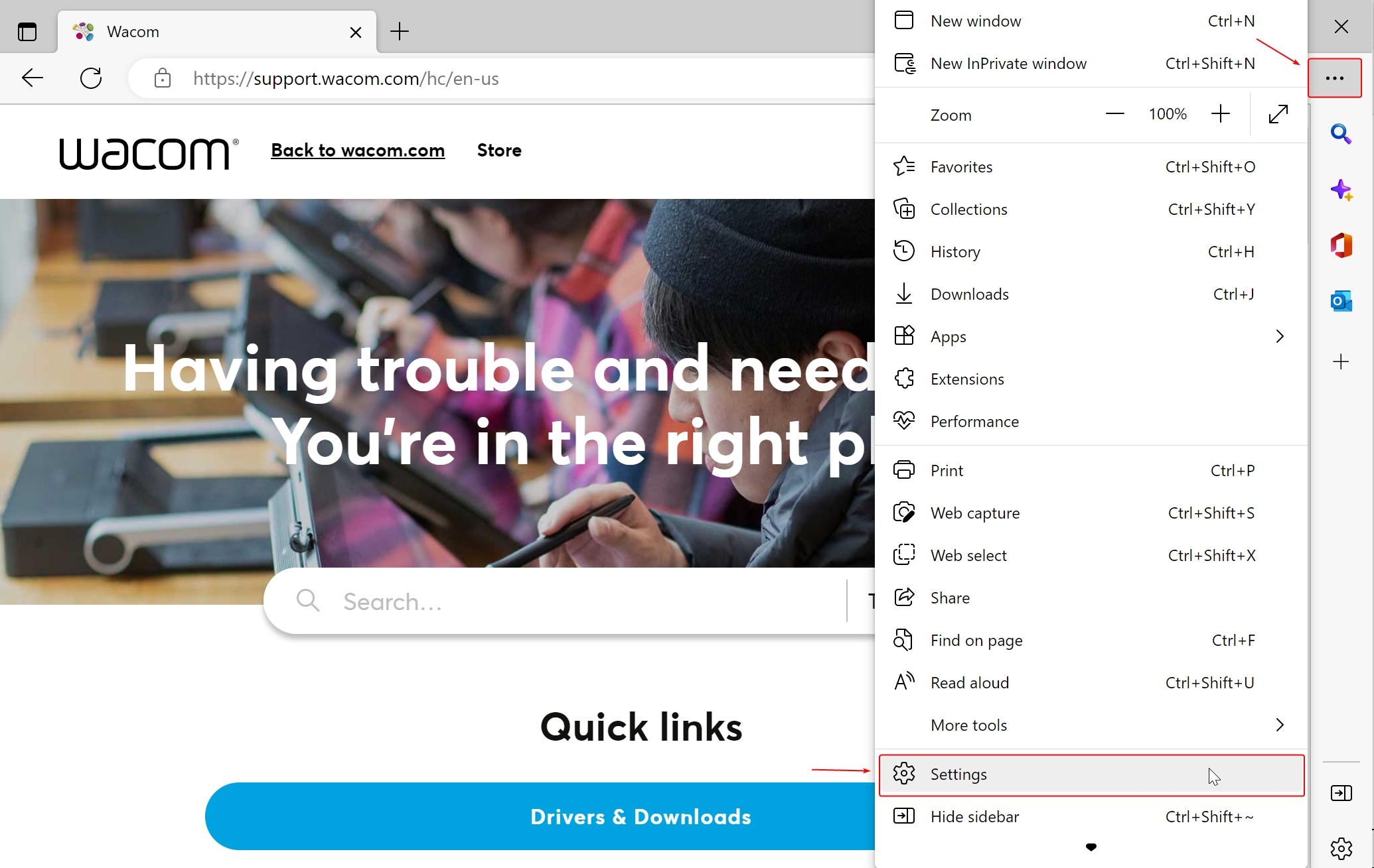When trying to login to Wacom ID in Wacom Center, the page is blank? What can I do? – Wacom