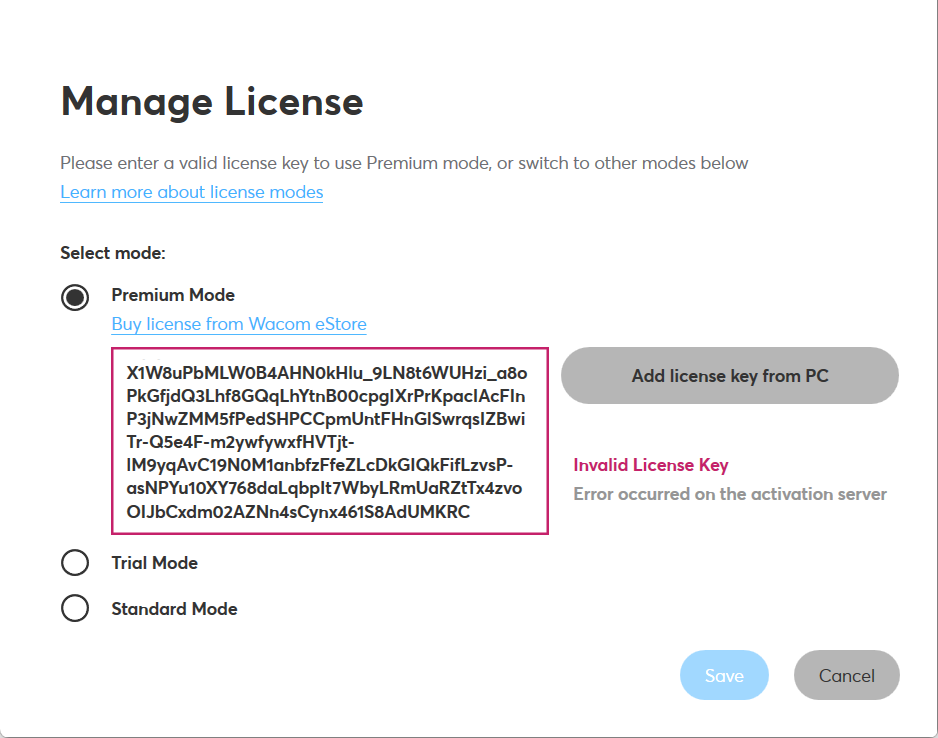 Moving a sign pro PDF license from one computer to another – Wacom