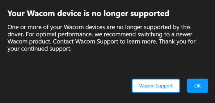 My Wacom Device is No Longer Supported… What Now? – Wacom