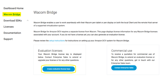What are the license options for Wacom Bridge? – Wacom