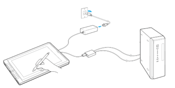 How do I attach the Wacom MobileStudio Pro to a desktop computer ? – Wacom